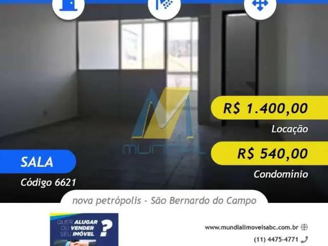 Conj. Comercial / Sala para Locação em São Bernardo do Campo/SP Nova Petrópolis
