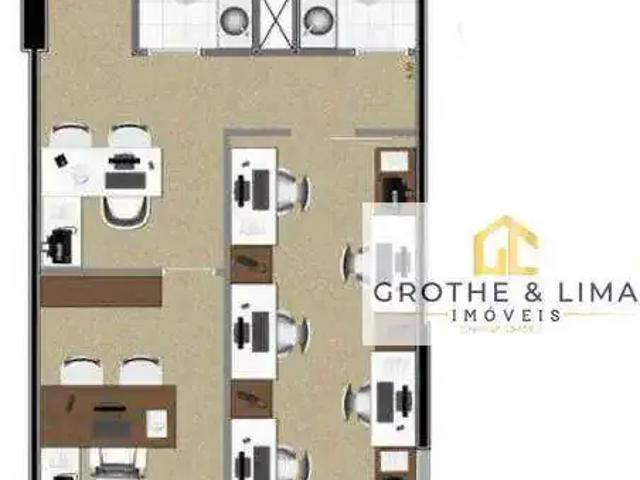 Conj. Comercial / Sala para Locação em São José dos Campos/SP Jardim das Colinas
