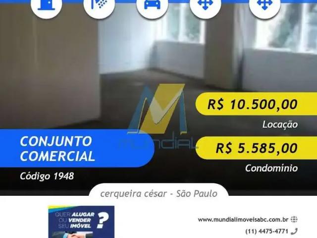 Conj. Comercial / Sala para Locação em São Paulo/SP Cerqueira César