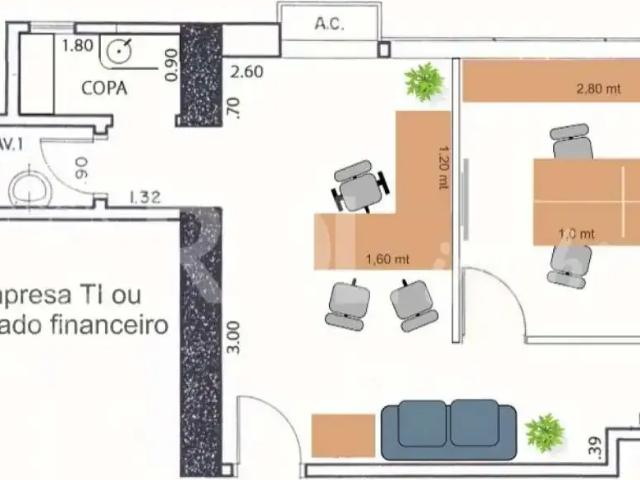 Conj. Comercial / Sala para Locação em São Paulo/SP Santa Cecília