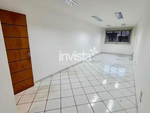 Conj. Comercial / Sala para Locação em Santos/SP Centro