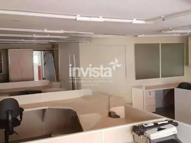 Conj. Comercial / Sala para Locação em Santos/SP Centro