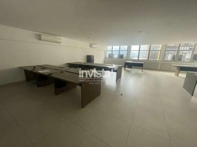 Conj. Comercial / Sala para Locação em Santos/SP Centro