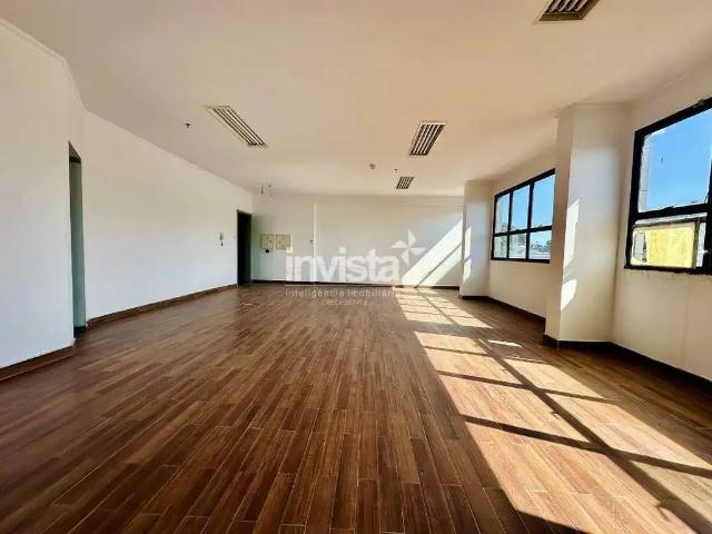 Conj. Comercial / Sala para Locação em Santos/SP Centro