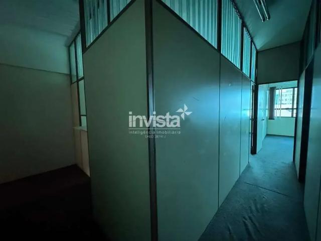 Conj. Comercial / Sala para Locação em Santos/SP Centro 1 Quartos