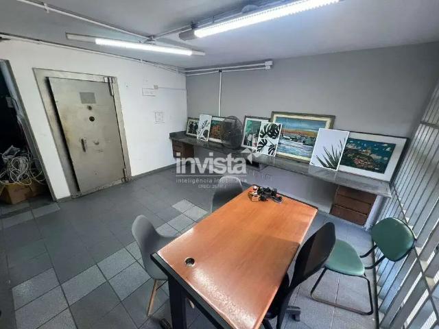 Conj. Comercial / Sala para Locação em Santos/SP Centro 1 Quartos