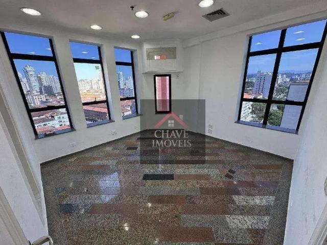 Conj. Comercial / Sala para Locação em Santos/SP Embaré
