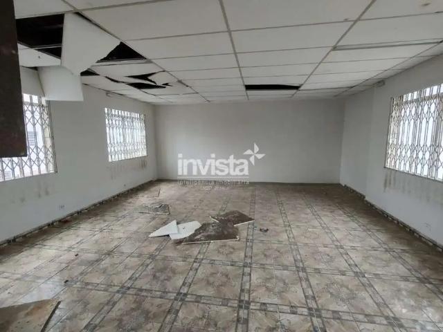 Conj. Comercial / Sala para Locação em Santos/SP Embaré 4 Quartos
