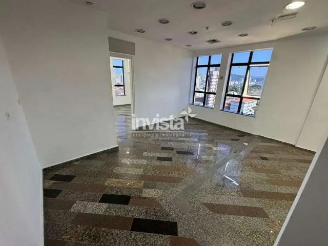 Conj. Comercial / Sala para Locação em Santos/SP Embaré
