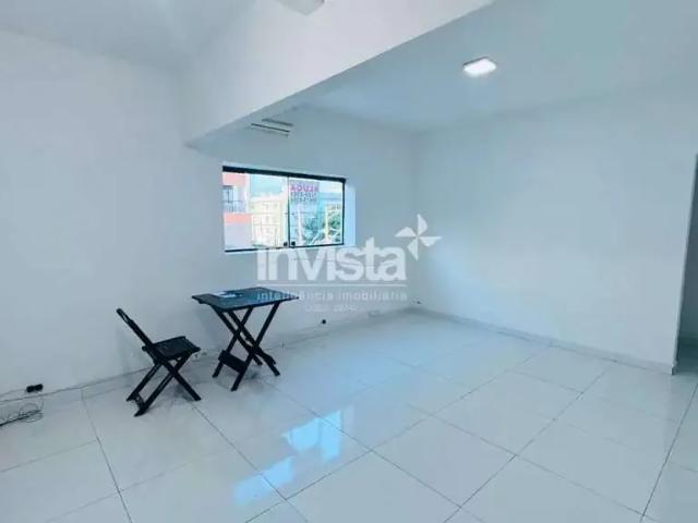 Conj. Comercial / Sala para Locação em Santos/SP Embaré