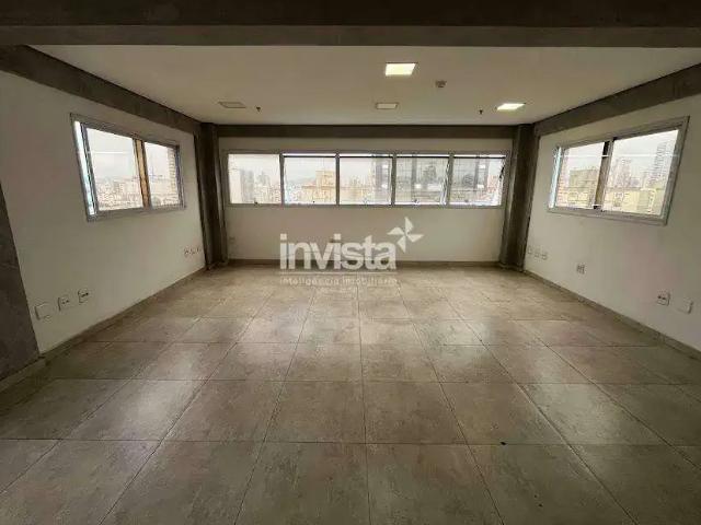 Conj. Comercial / Sala para Locação em Santos/SP Embaré