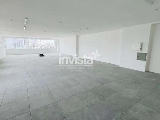 Conj. Comercial / Sala para Locação em Santos/SP Gonzaga