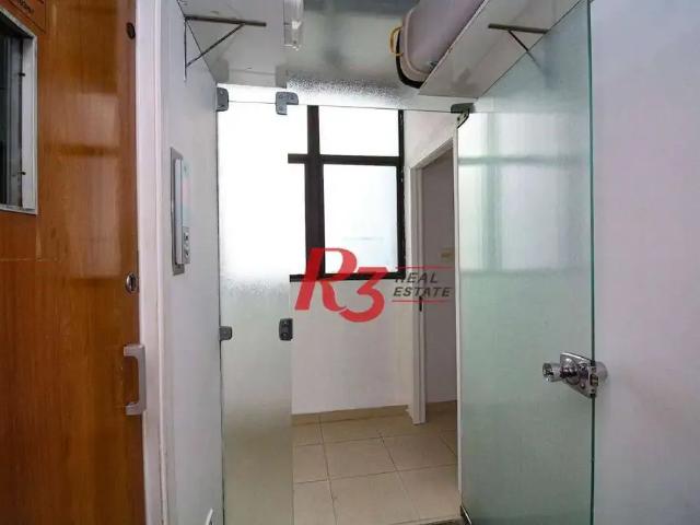 Conj. Comercial / Sala para Locação em Santos/SP Gonzaga