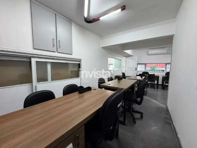 Conj. Comercial / Sala para Locação em Santos/SP Gonzaga