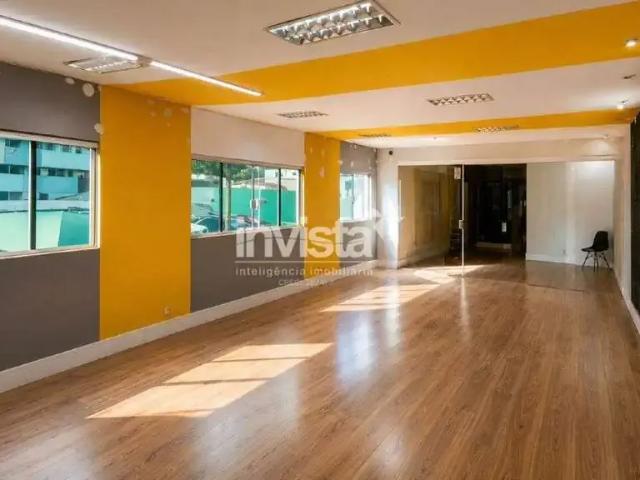 Conj. Comercial / Sala para Locação em Santos/SP Gonzaga