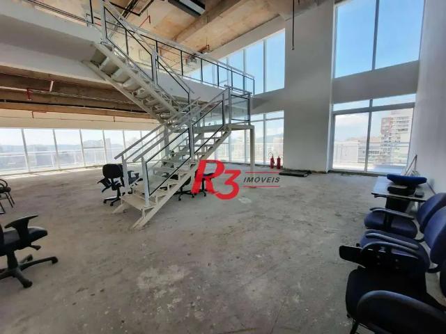 Conj. Comercial / Sala para Locação em Santos/SP Gonzaga