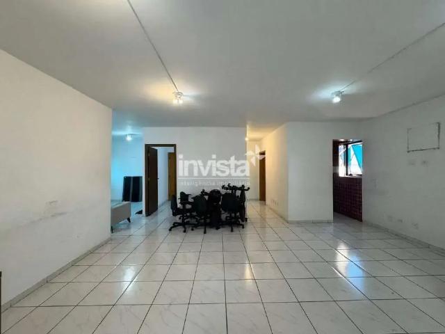 Conj. Comercial / Sala para Locação em Santos/SP Gonzaga