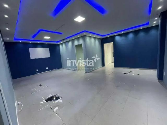 Conj. Comercial / Sala para Locação em Santos/SP Gonzaga