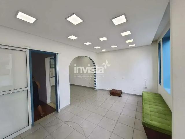 Conj. Comercial / Sala para Locação em Santos/SP Gonzaga