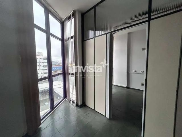 Conj. Comercial / Sala para Locação em Santos/SP Gonzaga