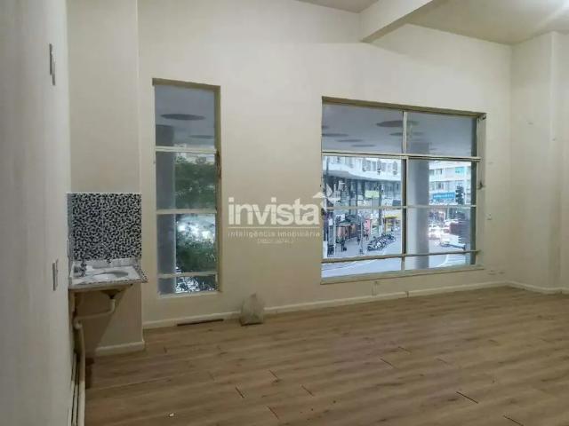 Conj. Comercial / Sala para Locação em Santos/SP Gonzaga