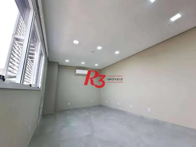 Conj. Comercial / Sala para Locação em Santos/SP Ponta da Praia