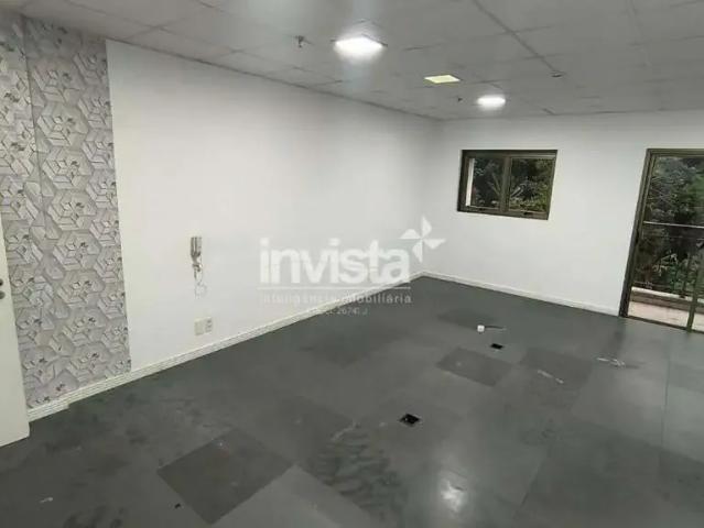 Conj. Comercial / Sala para Locação em Santos/SP Valongo
