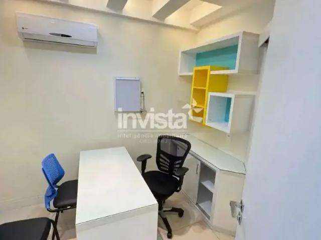 Conj. Comercial / Sala para Locação em Santos/SP Vila Mathias