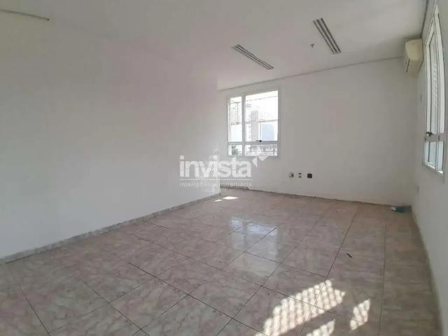 Conj. Comercial / Sala para Locação em Santos/SP Vila Mathias 1 Quartos