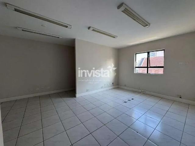 Conj. Comercial / Sala para Locação em Santos/SP Vila Mathias 1 Quartos