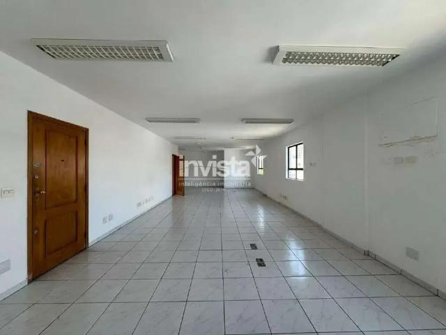 Conj. Comercial / Sala para Locação em Santos/SP Vila Mathias 1 Quartos