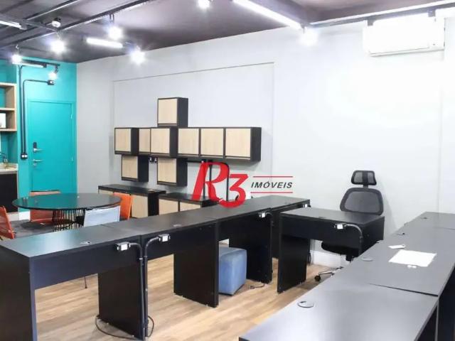 Conj. Comercial / Sala para Locação em Santos/SP Vila Mathias