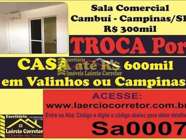 Conj. Comercial / Sala para Venda em Campinas/SP Cambuí