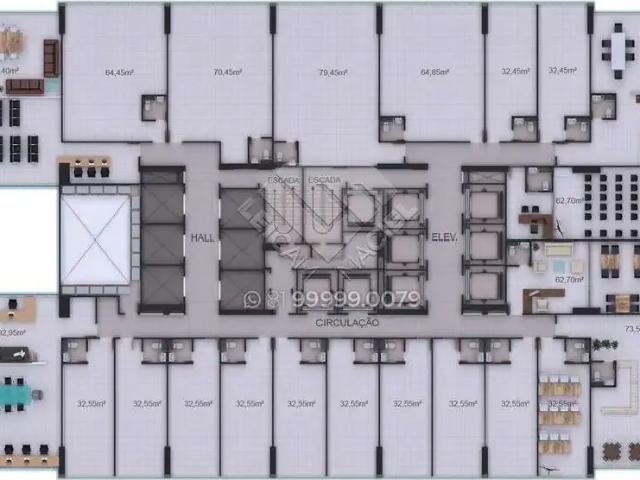 Conj. Comercial / Sala para Venda em Recife/PE Boa Viagem