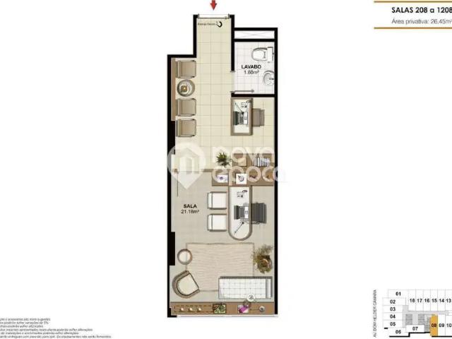 Conj. Comercial / Sala para Venda em Rio de Janeiro/RJ Cachambi