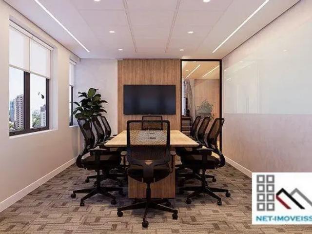 Conjunto comercial 380m², 4 banheiros, mobiliado, 7 vagas. Sob medida no conceito plug&play
