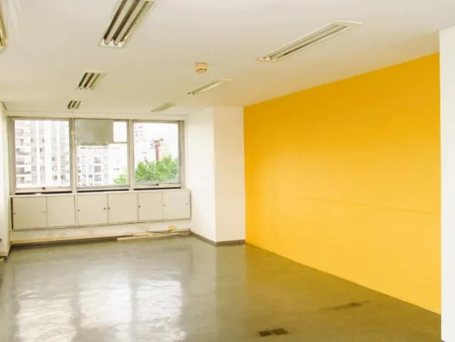 Conjunto comercial para locação com 120m² e 1 vaga em Higienópolis