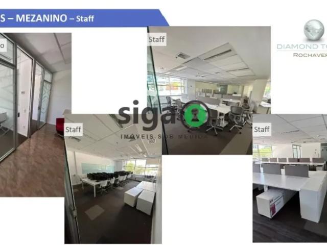 Conjunto comercial para locação no rochavera coporate no brooklin chucri zaidan
