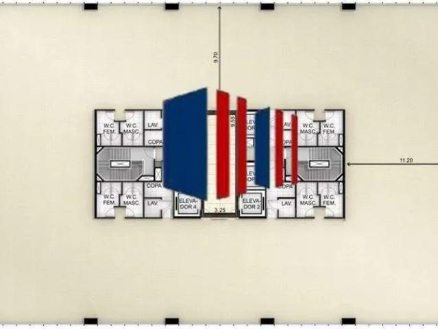 Conjunto comercial para locação vila olímpia