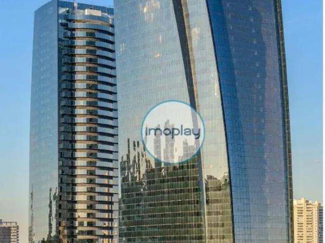 Conjunto Corporativo de 379,86m² BOMA com 10 Vagas | Triple A | Na Av. Nações Unidas Chácara San