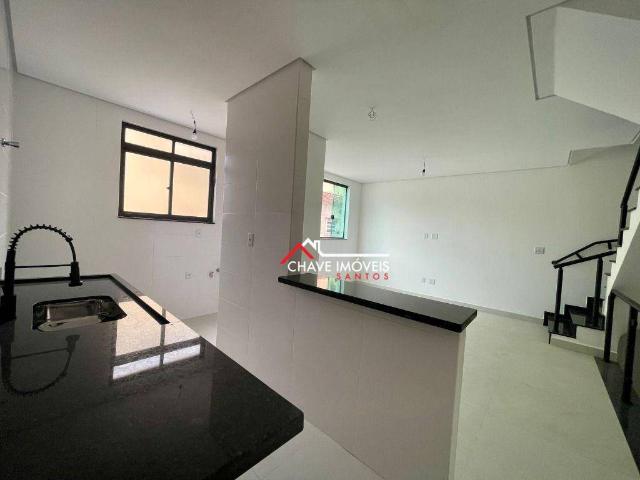 Conjunto em Campo Grande, Santos/SP de 92m² 2 quartos à venda por R$ 749.000,00