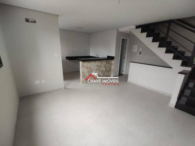 Conjunto em Campo Grande, Santos/SP de 95m² 2 quartos à venda por R$ 619.000,00