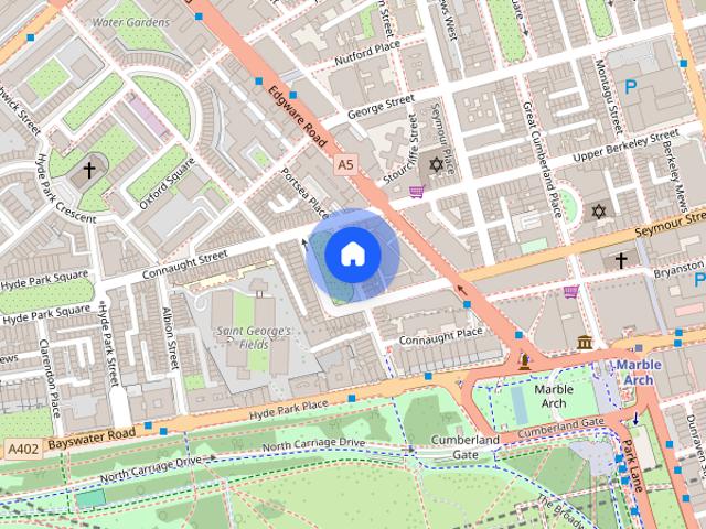 Connaught Square, Hyde Park, London, W2