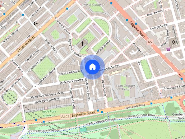 Connaught Place, Connaught Village, W2