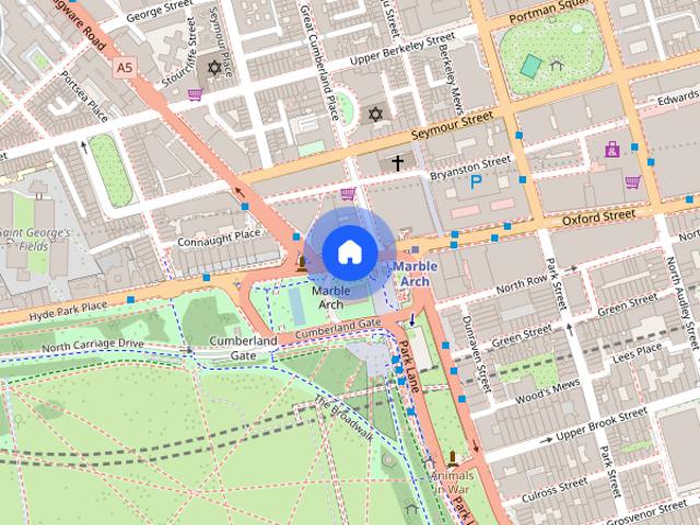 Connaught Place, Marble Arch