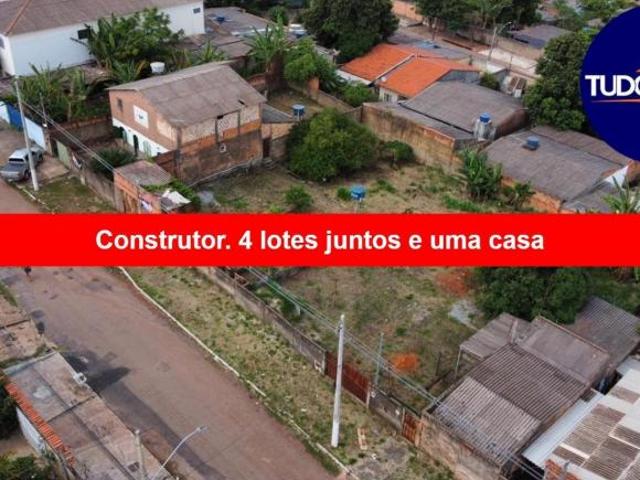 Construtor: Terreno à venda em Valparaíso de Goiás GO, Jardim Céu Azul, 1.440 m² de área! 4 lotes ju