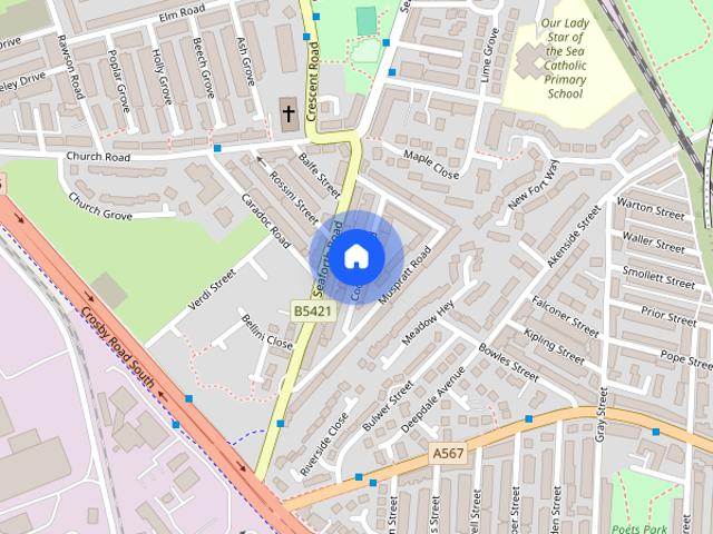 Cookson Road, Seaforth, Merseyside, L21