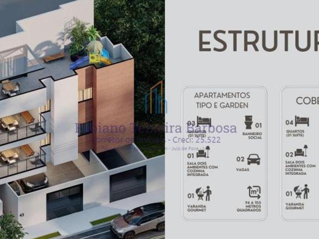 Cob Nova 4/4, 2 vagas, elevador, área gourmet no Bairro Aeroporto por R$ 920.000 Aceita CEF