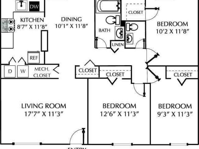 Cobalt Ridge 3 Bedroom Apartment for Rent at 1000 Old Brook Rd, Charlottesville, VA 22901