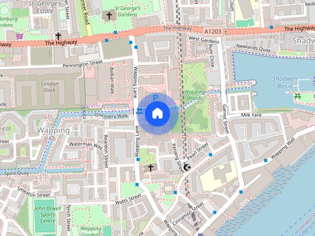 Cobblestone Square, Wapping, London, E1W